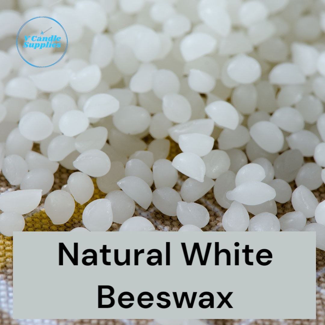 Organic White Beeswax Pellets For Candle Making & Cosmetics