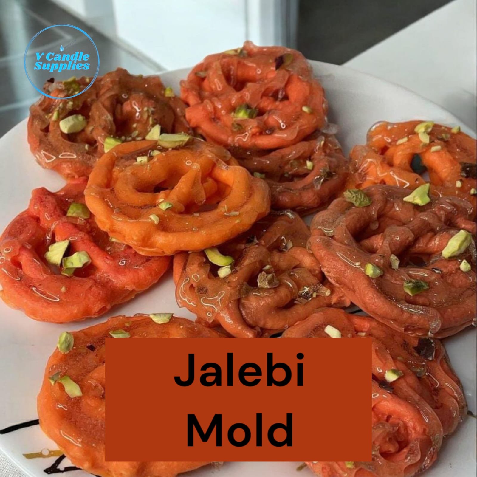 Jalebi Candle Silicon Mold For Making Mithai Candles | Single Cavity ...