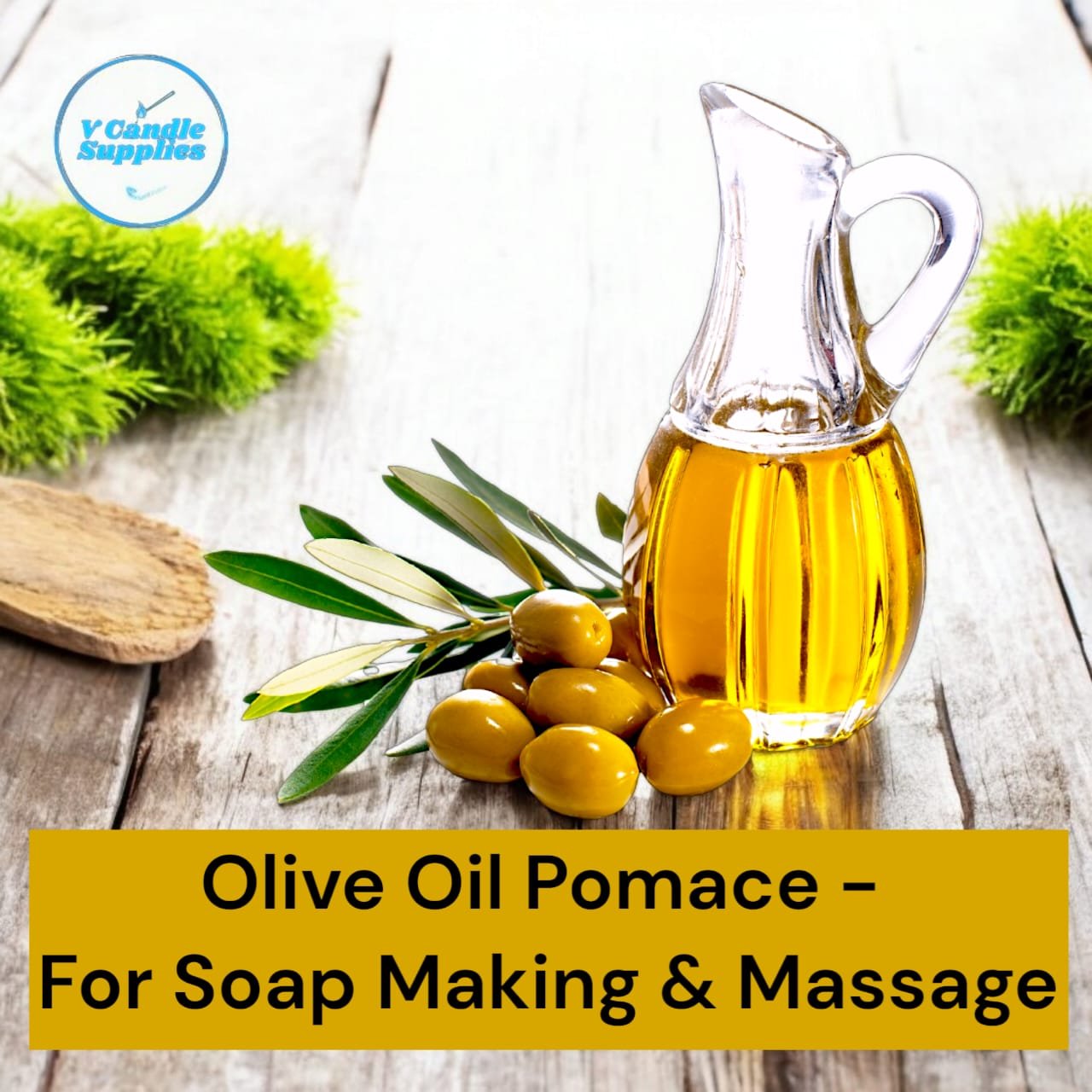 Natural Olive Oil Pomace - For Cold Process Soap Making & Massage - V ...