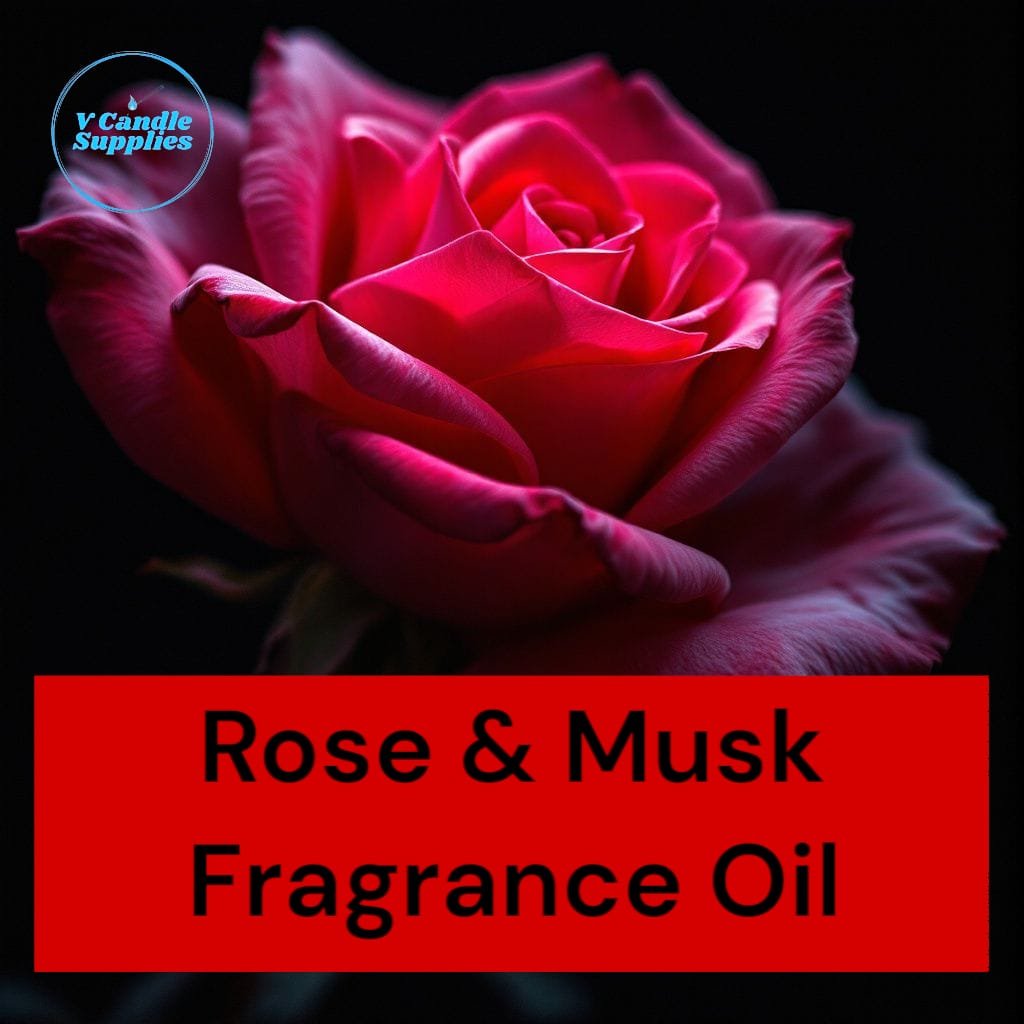 Rose & Musk Premium Fragrance Oil For Candle, Soap, & Lotion